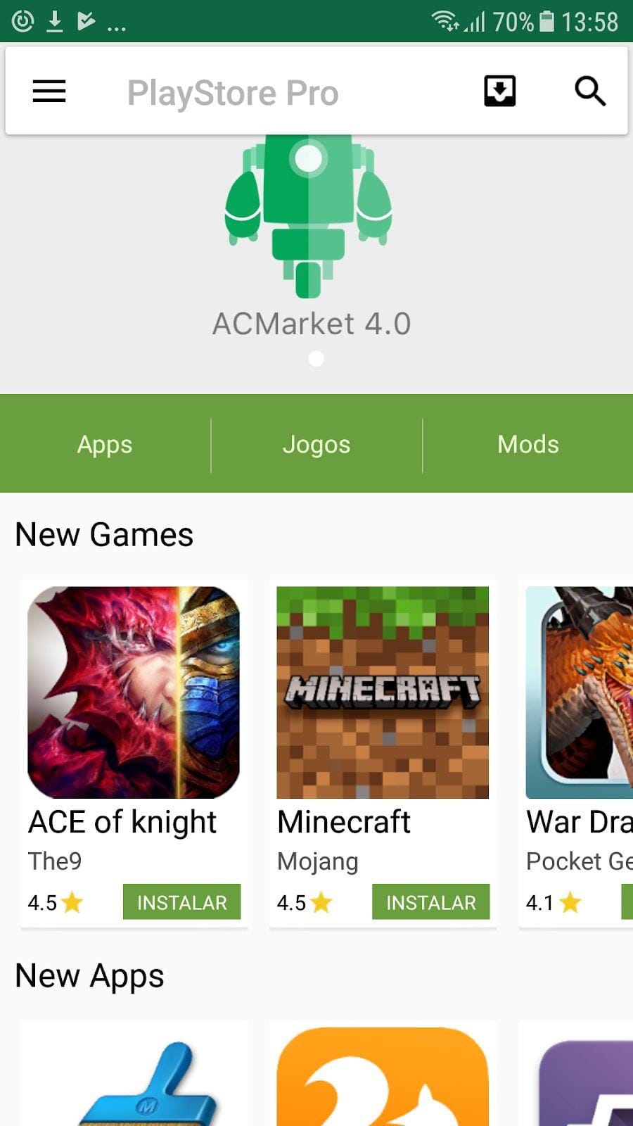 Baixar Play Store Pro Apk grátis para celular ou tablet