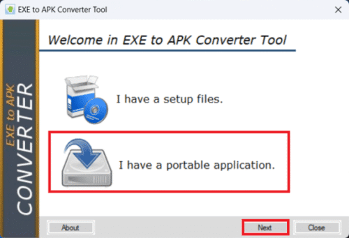 Como converter arquivos EXE para APK e executar no Android?