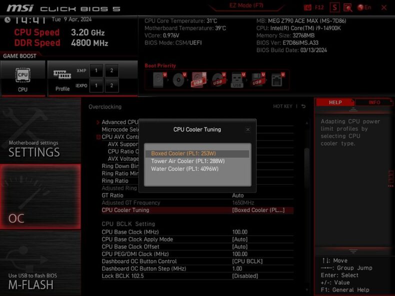 MSI ensina como configurar BIOS para jogos em CPUs Intel de 14ª e 13ª ...